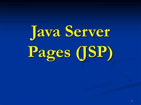 ppt java server pages jsp powerpoint presentation free download