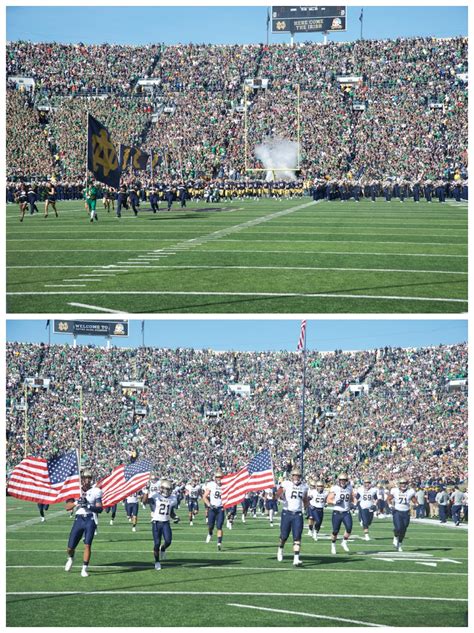 Notre Dame Vs Navy Football Game 2015