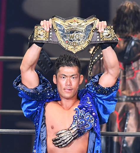 【新日本】iwgp世界ヘビー級王者sanadaが防衛戦表明、挑戦者にジャングルボーイ名乗り プロレス写真ニュース 日刊スポーツ