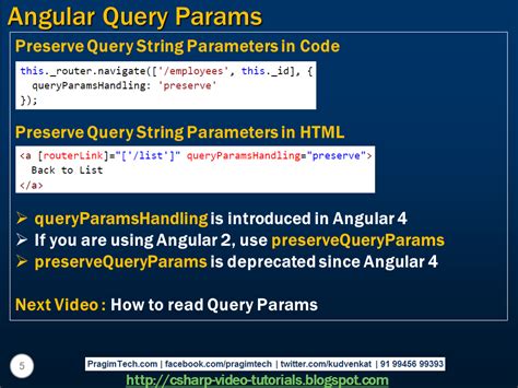sql server and c video tutorial angular query params slides