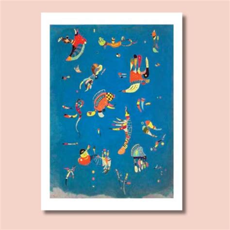 Mini Printable Kandinsky Art Vasili Kandinsky Postcards 5x7 Inchset Of