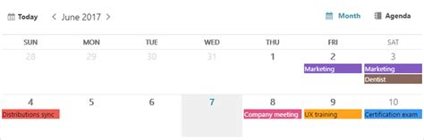 schedule component javascript html5 and jquery ignite ui