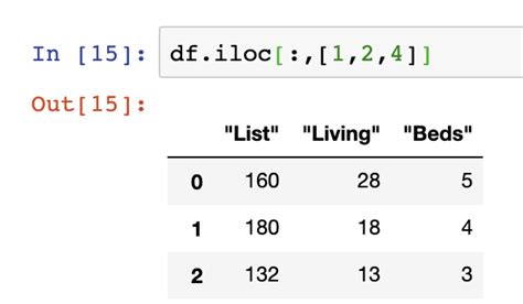 selecting multiple columns in a dataframe data courses