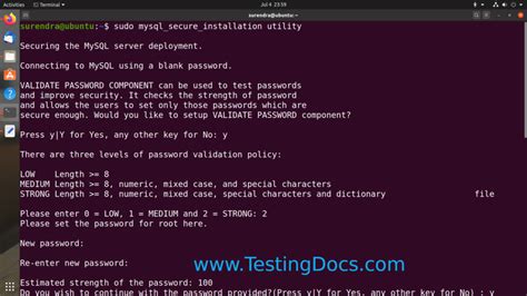 install mysql server on linux