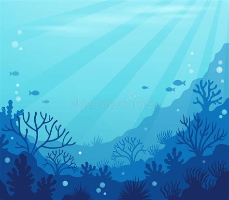 Ocean Underwater Theme Background 8 Stock Vector Illustration Of Aqua