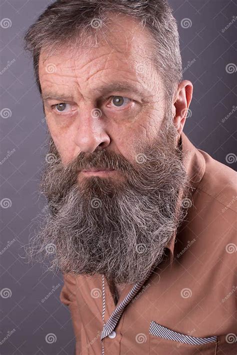 Photo Of An Angry Grumpy Old Man Looking Very Displeased Male Man With