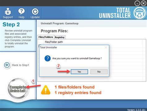 how to uninstall gameloop on windows pc