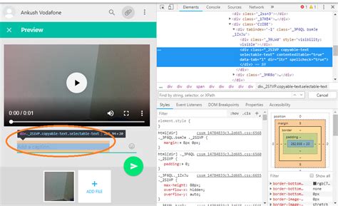 unable to send keys to div element selenium java stack