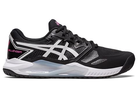 Mens Gel Challenger 13 Black Hot Pink Tennis Shoes Asics