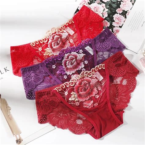 Seamless Lace Sexy Women Panties Low Waist Within Temptation Underwear