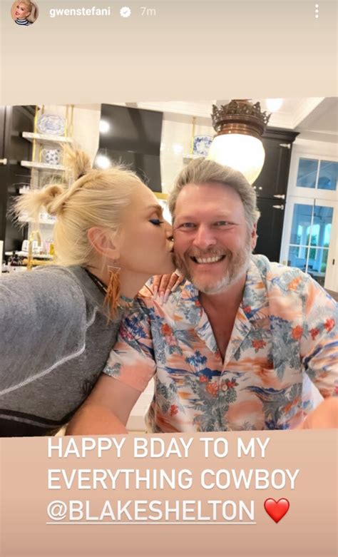 Gwen Stefani Tributes Her True Babe Blake Shelton On His Birthday And