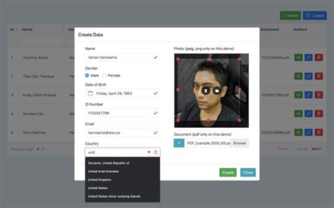 ajax data table crud with vue js and lumen laravel by variancode codester