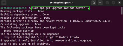 How To Check Mariadb Version On Ubuntu 22 04 Linux Genie