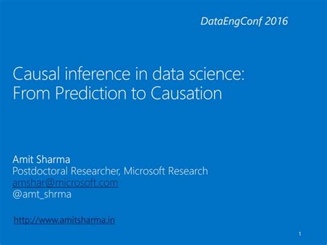 Causal Inference In Data Science Ppt Free Download