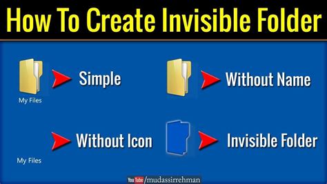 how to create invisible folder amazing computer tricks hacking