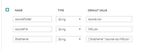sql azure data factory v2 event trigger with file name