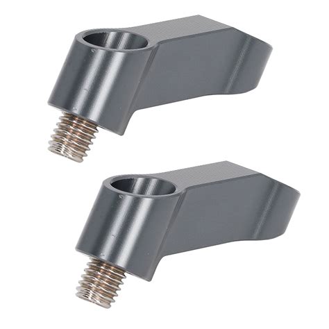 1 Pair 10mm 0 39in Motorcycle Mirror Mount Riser Extender Adapter