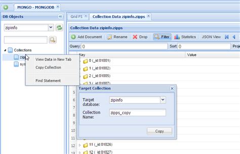 web based mongodb tools online mongodb tool mongodb gui