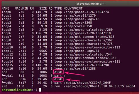 list disks on ubuntu