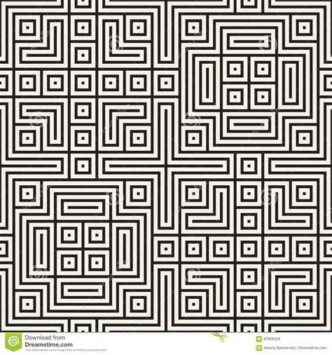 Geometric Ethnic Background With Symmetric Lines Lattice Vector