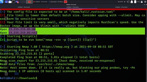 rustscan faster nmap scanning with rust geeksforgeeks