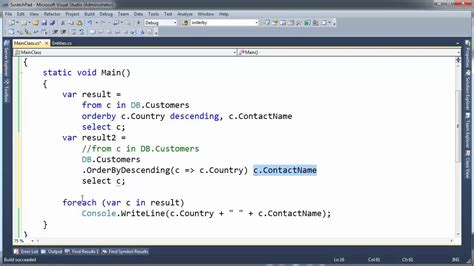 c linq order by youtube