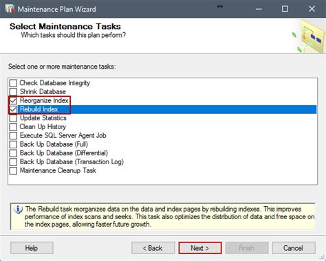 how to detect a high level of sql server database index fragmentation