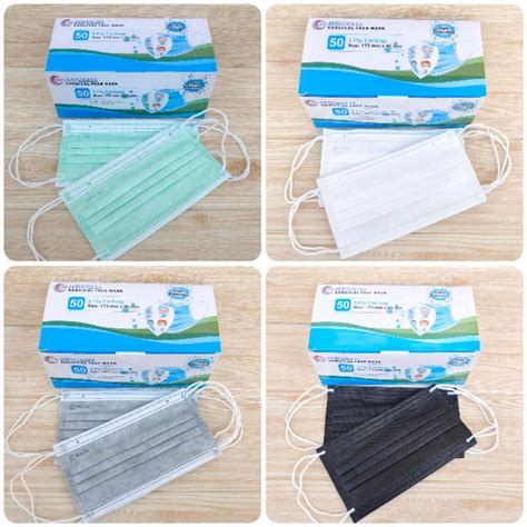 Jual Masker 3 Ply Jsp Surgical Isi 50 Pcs Shopee Indonesia