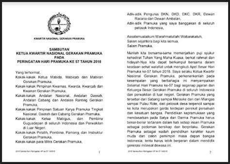 Contoh Sambutan Pidato Ilustrasi