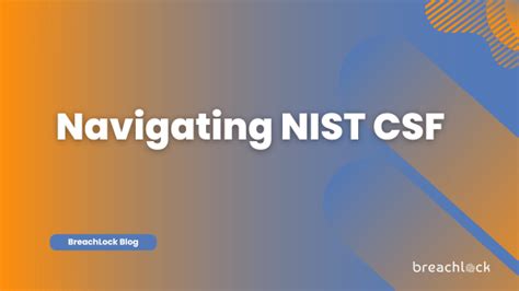 Navigating Nist Csf Breachlock