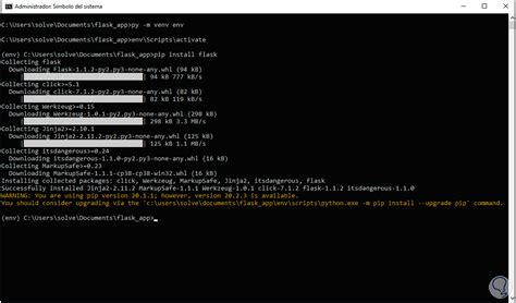 instalar flask en windows 10 solvetic