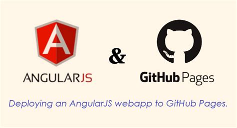angularjs and github pages the easy way frontend weekly medium