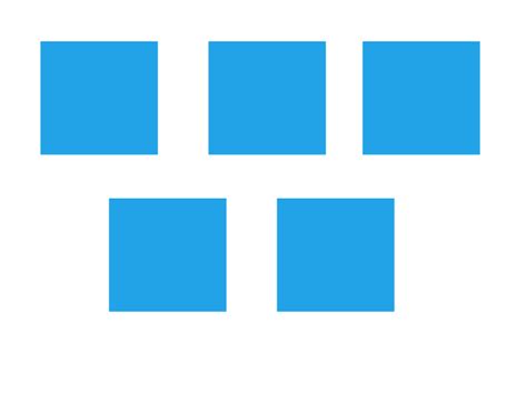 jquery how to align 5 div side by side in center using
