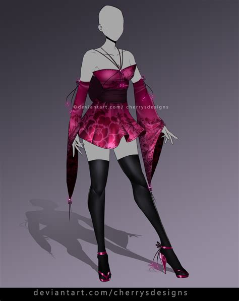 Closed 24h Auction Outfit Adopt 884 By Cherrysdesigns On Deviantart