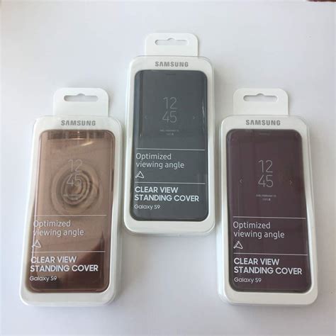 Оригинален калъф Clear View Standing Cover за Samsung Galaxy S9 G960