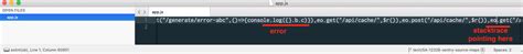 javascript error stacktrace points to wrong line node js webpack