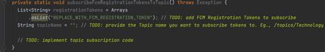 your first multicast push message using fcm topics firebase