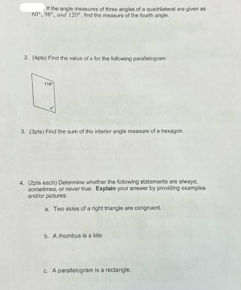 [solved] If The Angle Measures Of Three Angles Of Solutioninn