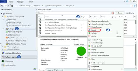 export sccm package using package wizard powershell htmd blog