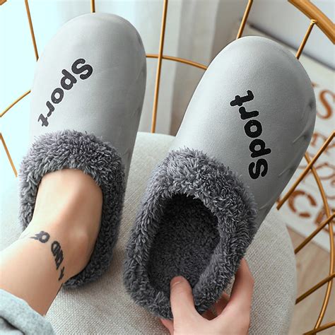 2023 Ladies Winter Indoor Flat Warm Unisex House Slippers Women Shoes