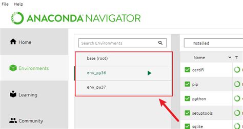 list all created virtual environments in conda anaconda tutorial