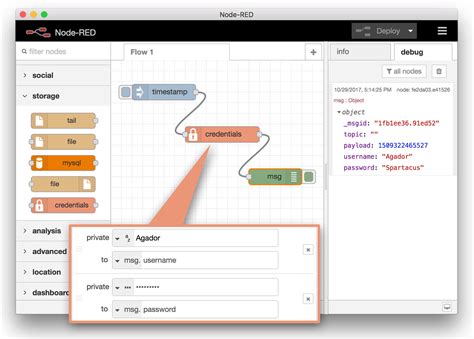 node red contrib credentials npm