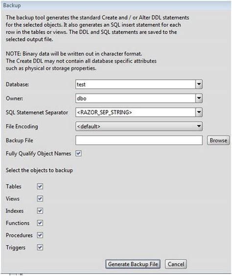 ms sql server database backup tool for mac windows and linux