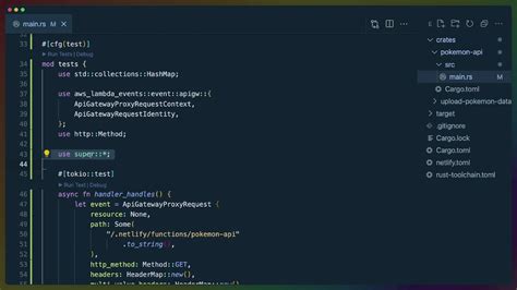 unit testing a rust serverless function