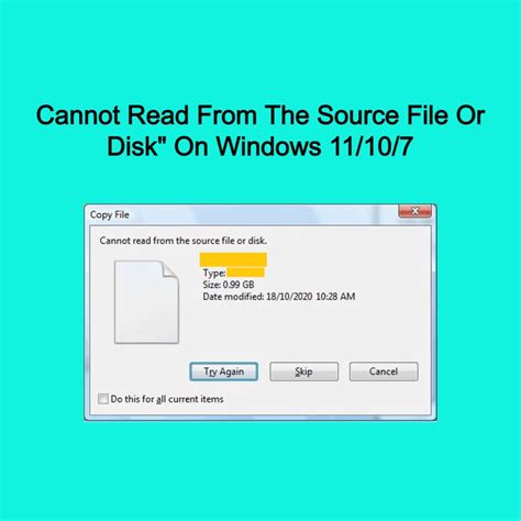 best 11 fixes for the cannot read from the source file or disk problem