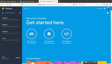 firebase with angular