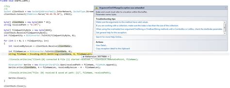 c index and count must refer to a location within the buffer