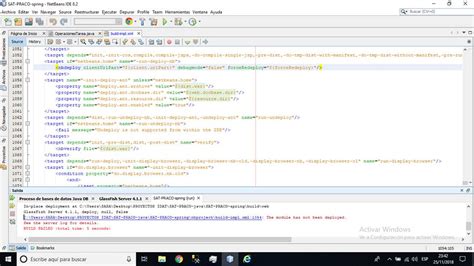 no puedo levantar mi proyecto en java spring mvc stack