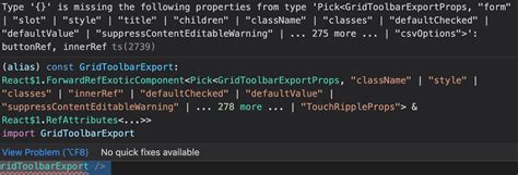 reactjs gridtoolbarexport from material ui stop to work after last