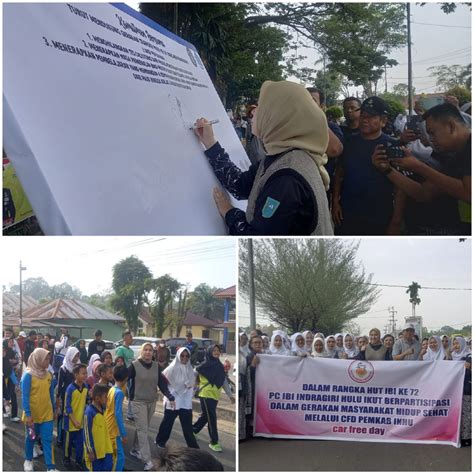 Car Free Day Minggu Ke Ii 2023 Bupati Inhu Tandatangani Komitmen